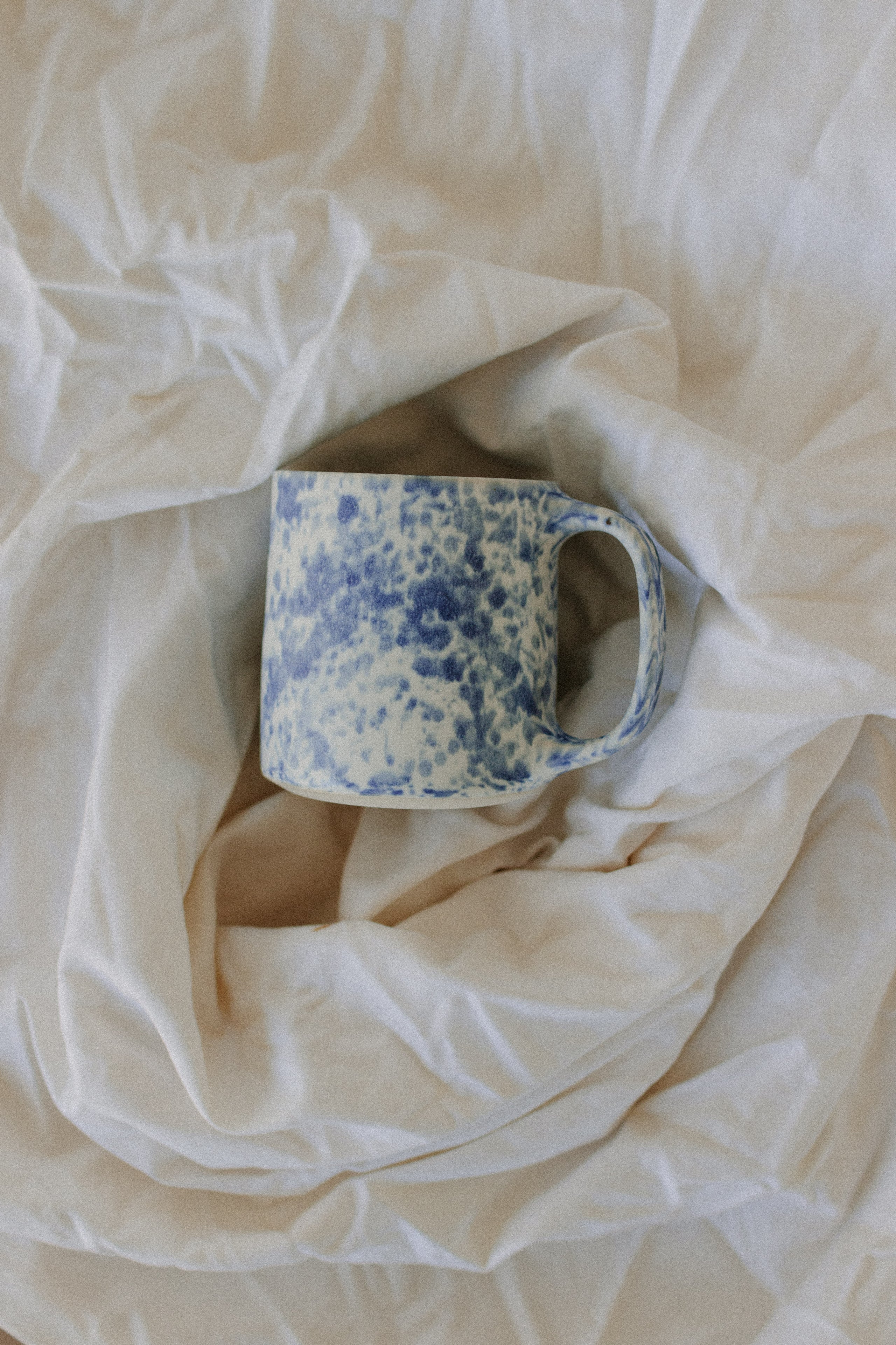 The Smaller Mug | Blue Splatter | Grayhill Made